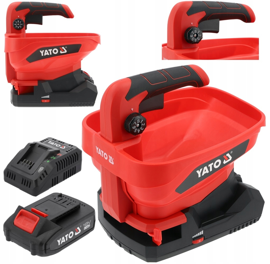 Yato YT-86704 Siewnik akumulatorowy rozsiewacz do nasion nawozu ZESTAW ...